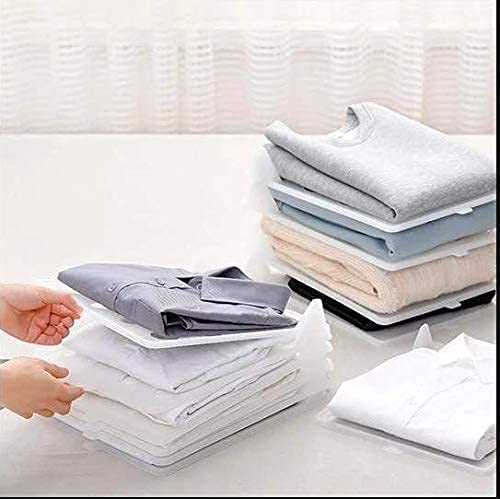 Hetarmi 10 Pcs T Shirt Organizer Closet Organizer Clothing Trays ...