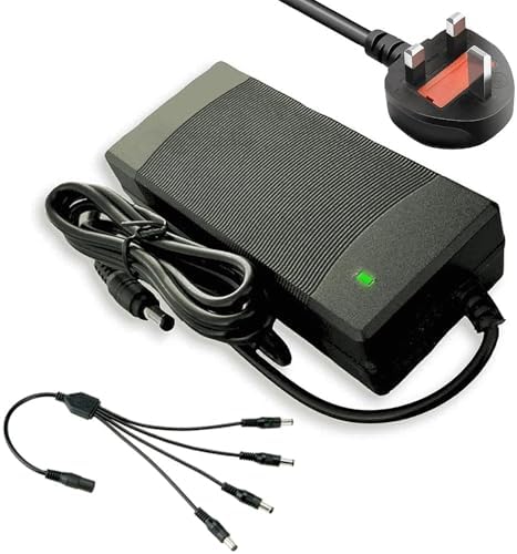 Sentry 12V 5A PSU CCTV Camera Power Supply Unit 5 AMP Adapter 12 Volt ...