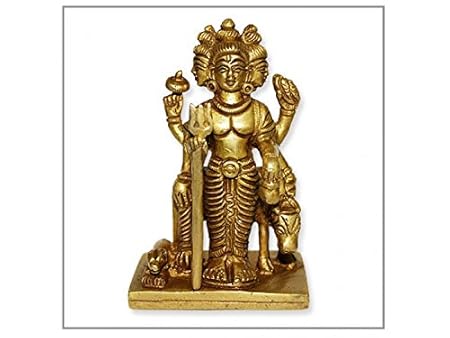 Buy Vedic Vaani Brass God Dattatreya Idol | Lord Datt Dutt Murti Staute ...