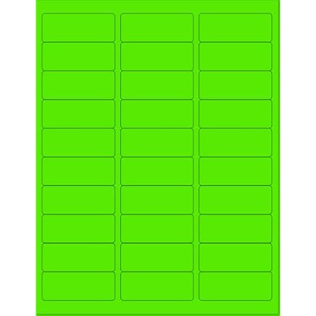 Amazon.com : Assorted Fluorescent Address Labels | 5 Colors - Green ...