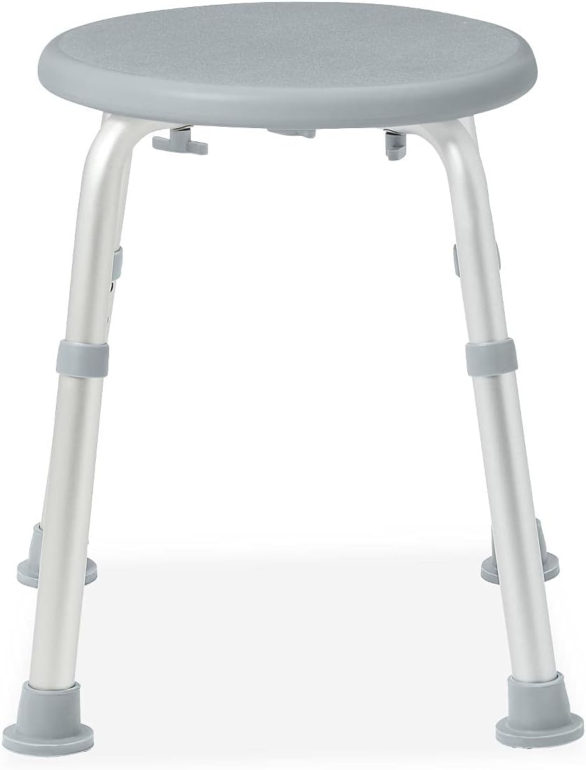 Medline Round Shower Stools, Grey : Amazon.ca: Health & Personal Care