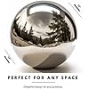 Amazon.com: 12 Inch Stainless Steel Gazing Globe,v2croft Hollow Ball ...