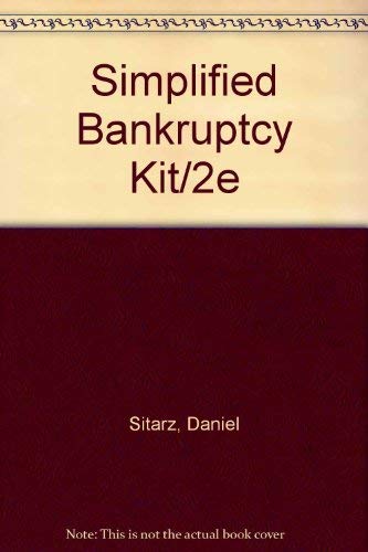 Simplified Bankruptcy Kit: Everything you need to handle your own ...