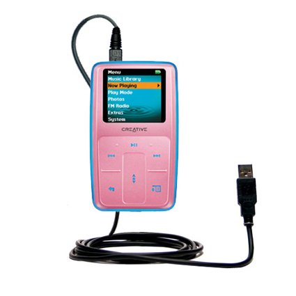 Classic Straight USB Cable Compatible with Creative Zen MicroPhoto with ...