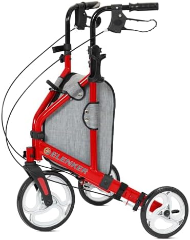 Amazon.com: HOMLAND 3 Wheel Walkers for Seniors, FSA/HSA Eligible ...