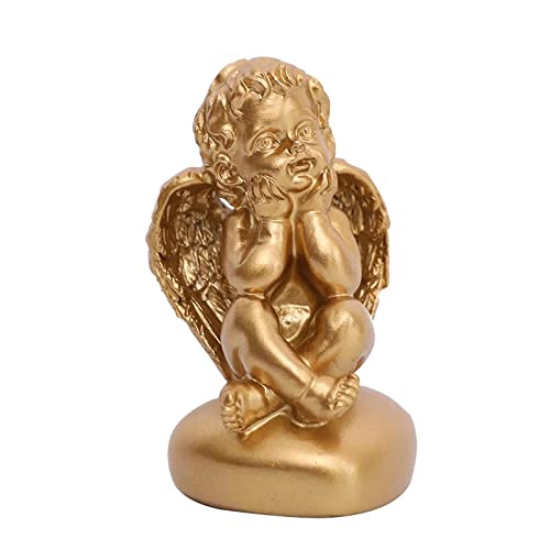 Gold Cherub Figurine