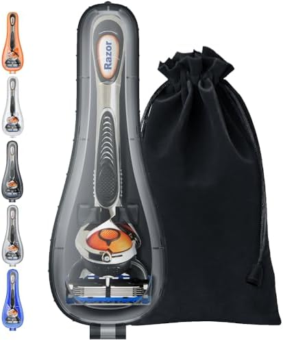 Amazon.com: Razor Travel Case - Enerfort Silicone Mens Razor Case ...