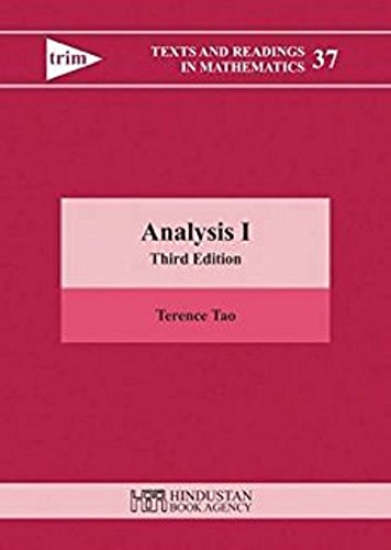 Amazon.com: Analysis I: 9788185931623: Tao, Terence: Books