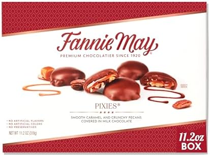 Amazon.com: Fannie May, Milk Chocolate Candy, Pixies, 11.2 oz : Grocery ...