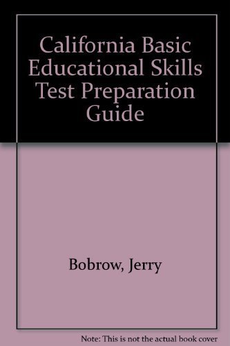 Amazon.com: California Basic Educational Skills Test: Preparation Guide ...