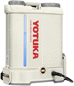 Amazon.co.jp: HAIGE(ハイガー) 電動噴霧器 背負い式 12L バッテリー式 ノズル6種付 かき混ぜ機能付き YS-EFULB12L ホワイト : DIY・工具・ガーデン