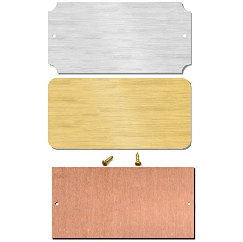 Blank Silver Name Plate