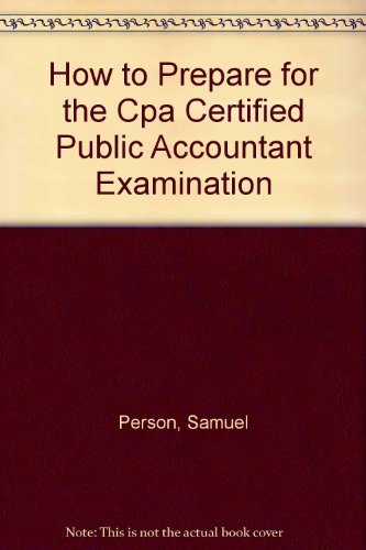 How to Prepare for the Cpa Certified Public Accountant Examination ...