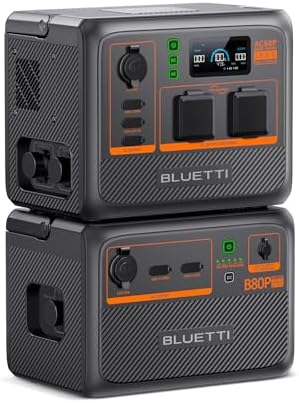 Amazon.com: BLUETTI Portable Power Station AC60P And B80P External ...