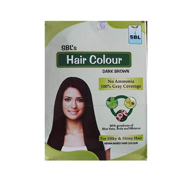Buy HAIR COLOR DARK BROWN 8X2 GM SBL (pack of 2) Online at Low Prices ...
