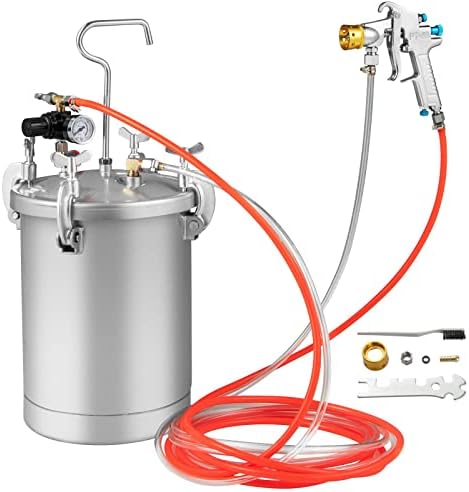 TANGZON 15L Paint Pressure Tank, Pressure Paint Pot Tank with Spray Gun ...