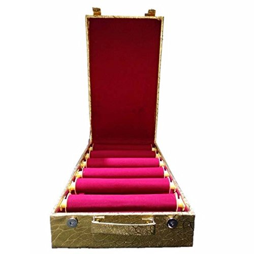 UD Creations 6 Rods Bangle Box - 42 cm x24 cm x9 cm, Gold : Amazon.in ...