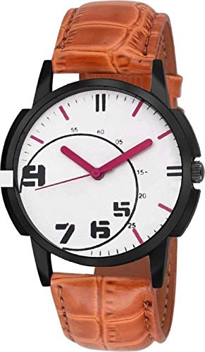 Kri Devise Quartz Movement Analogue Black-White Dial Men's Watch ...