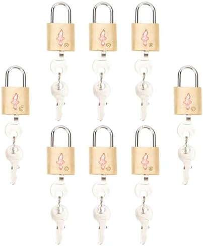4 Pack TSA Approved Travel Luggage Locks with Keys, Aluminum Alloy ...