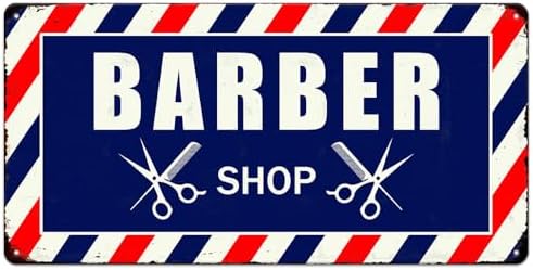 Amazon.com: Barber Shop Tin Sign Funny Barbershop Sign Vintage Hair ...