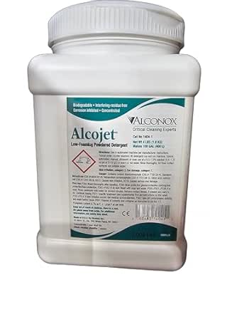 Alconox 1404 Alcojet Nonionic Low-Foaming Powdered Detergent, 4lbs Box ...