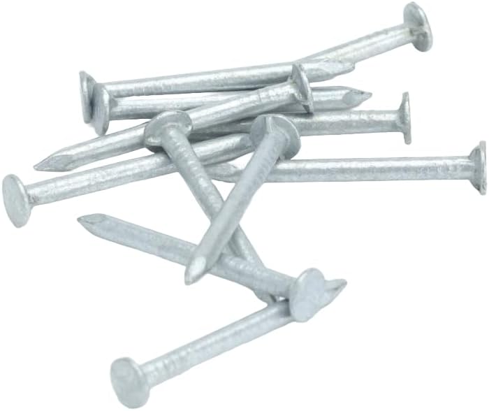 Galvanised Round Wire Nails - 30mm Length (Pack of 170) : Amazon.co.uk ...