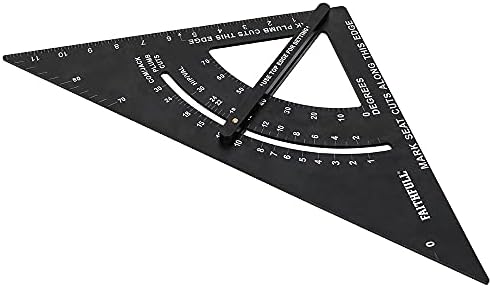 Faithfull FAICSQA12CNC Prestige Adjustable Quick Roofing Square Black ...