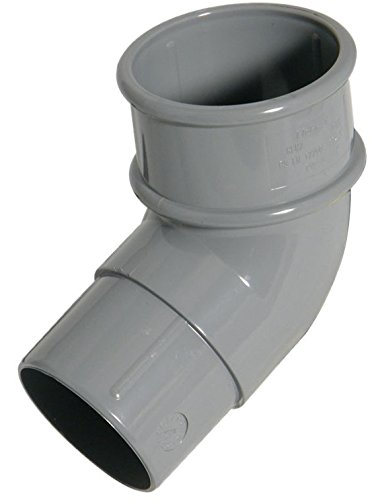 Floplast RBM2W White 50mm Offset Bend for Miniflo Guttering for shed ...