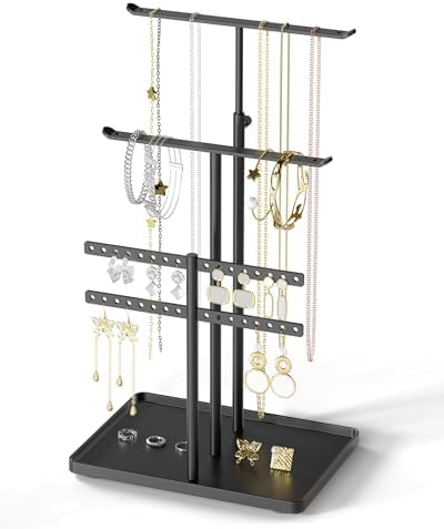 Amazon.com: susswiff Jewelry Holder Organizer Stand - Adjustable ...
