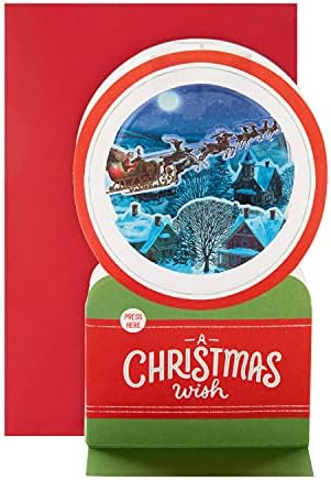 Hallmark Paper Wonder pop-up Jumbo Christmas Card, Santa and Sleigh ...