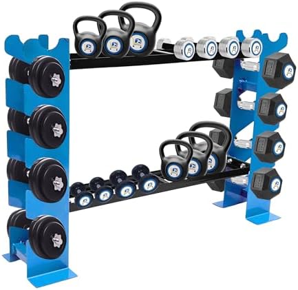 FINEKART Compact Dumbbell Rack Free Weight Stand for Home Gym ...