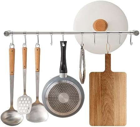 Amazon.com: ROTHLEY Hanging Pot Rack Hanger: 23.7 Inch Stainless Steel ...
