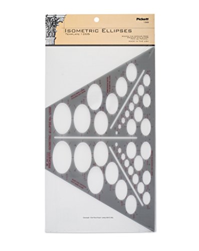 Snapklik.com : Pickett Isometric Ellipses Template