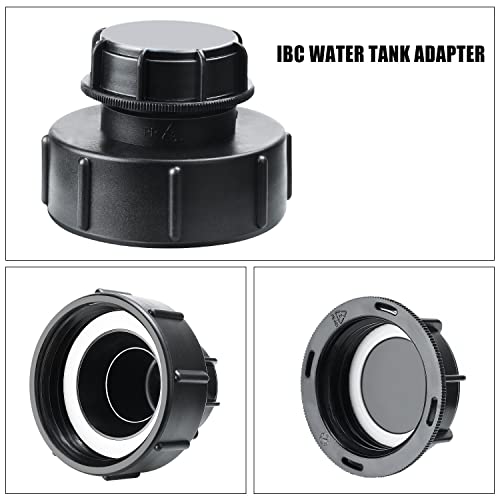 profiwoab IBC Tank Adapter,IBC Tank Valve S100x8 Coarse Threaded Cap ...