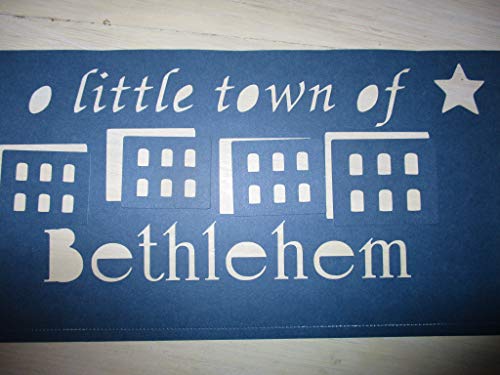 Amazon.com: Vintage look O LITTLE TOWN OF BETHLEHEM w/inserts Christmas ...