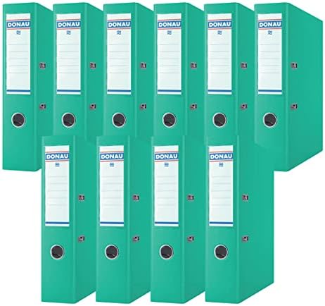 Donau Binder Lever Arch File/Folder Wide/Pack of 10 / DIN A4 / 7,5 cm ...
