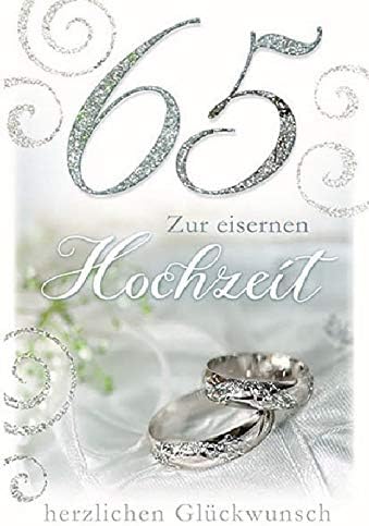 Gluckwunschkarte Zur Eisernen Hochzeit