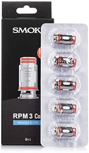TVDC Smok RPM 3 Mesh Coils - 5 Pack | 40-80W | Enhanced Mesh Tech for ...