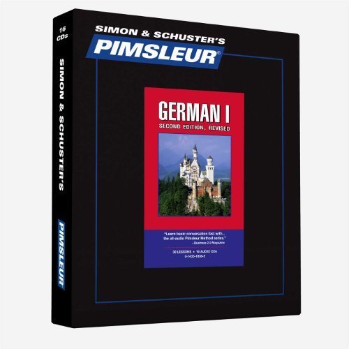 Pimsleur German Level 1 CD: Learn to Speak and Understand German with ...
