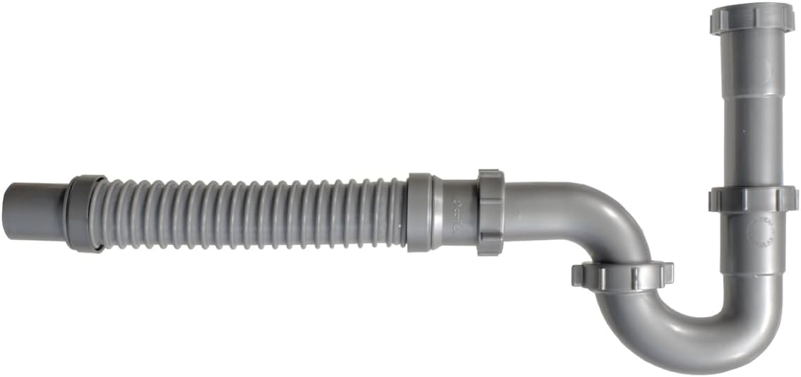 OLIREXD Universal Wash Basin Sink Drain Pipe, 1-1/4 Inch Install ...