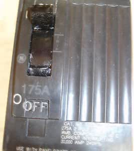 General Electric TQD22175WL TQD22175 2 Pole 175 amp GE Main Circuit ...