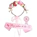 Amazon.com: I am going to be Big Sister, Big Sister Flower Crown, Sash ...