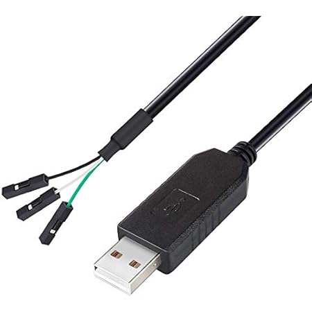 DTech FTDI USB to TTL Serial 3.3V Adapter Cable 6 Pin 0.1 inches Pitch ...