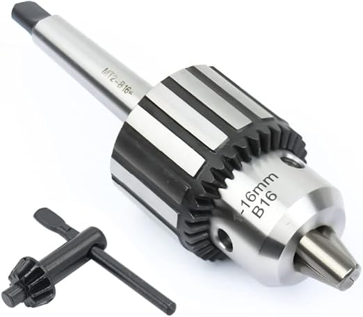 HFS(R) Woodturning Lathe Drill Chuck - 16mm Capacity, MT2 Handle ...
