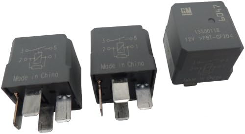 Amazon.com: OEM GM 4-Pin Relays 3-Pack 13500118 6047 4-Terminal Multi ...