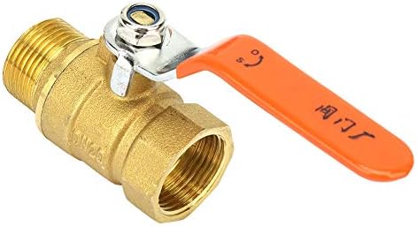 3/4 Ball Valve Threaded Shut Off Valve for Water - Brass Pipe Male and ...