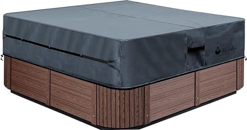 Amazon.com : UCEDER Waterproof Hot Tub Cover -Outdoor Spa Cover Cap ...