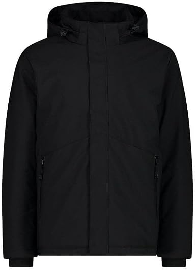 CMP - Giacca da uomo in softshell con cappuccio removibile, Nero, 46 ...
