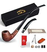 Amazon.com: Joyoldelf Churchwarden Tobacco Pipe Set - Exquisite ...