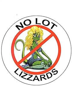 Amazon.com: 13cmx13cm No Lot Lizards Sticker Decal Semi Truck Drivers ...
